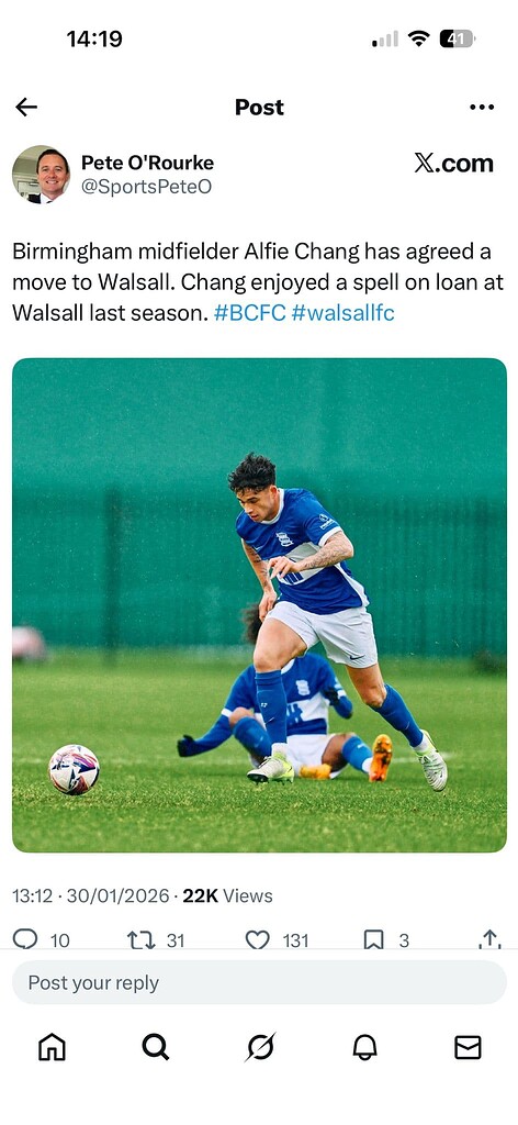 Alfie Chang re-signs - Transfer Centre 25/26 - UpTheSaddlers Forum