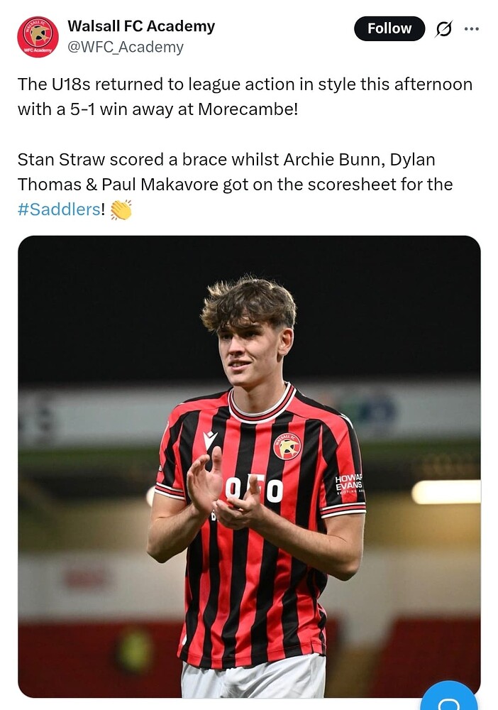 Stan Straw - All About Walsall - UpTheSaddlers Forum