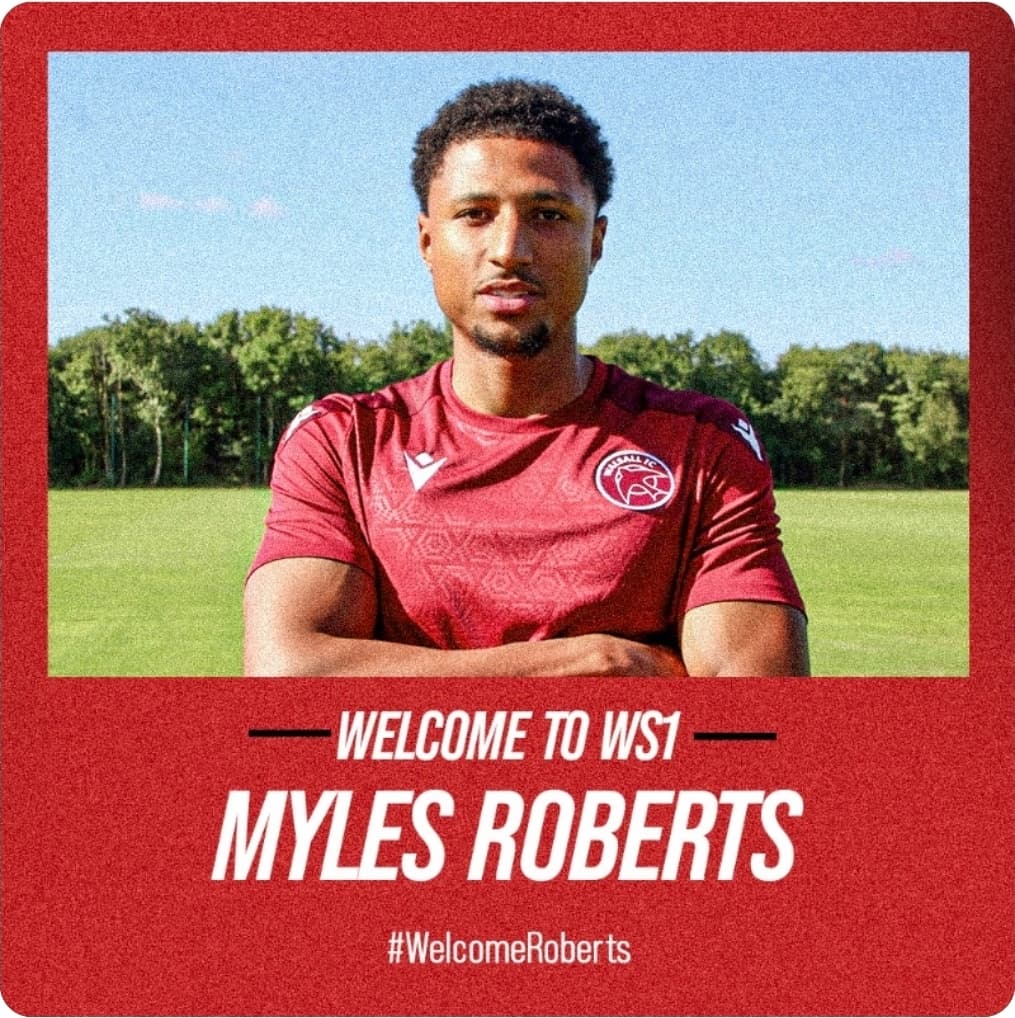 Myles Roberts Signs - Transfer Centre 25/26 - UpTheSaddlers Forum